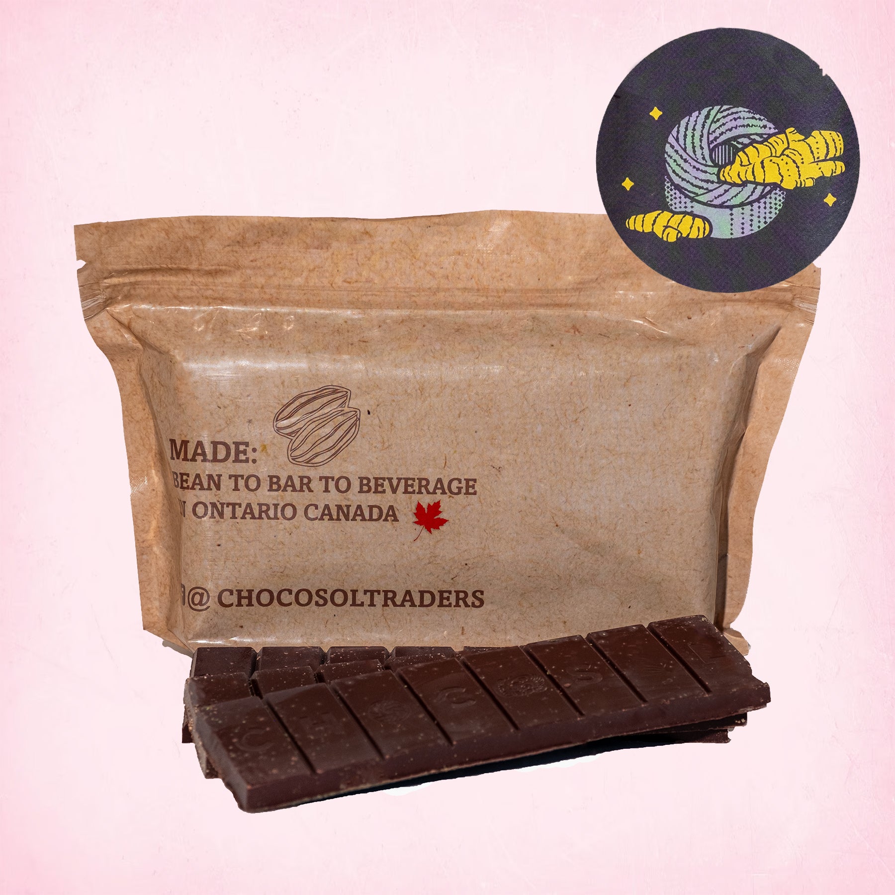 Turmeric + Ginger | 90% - 10 Bar Bulk Deal – ChocoSol Traders